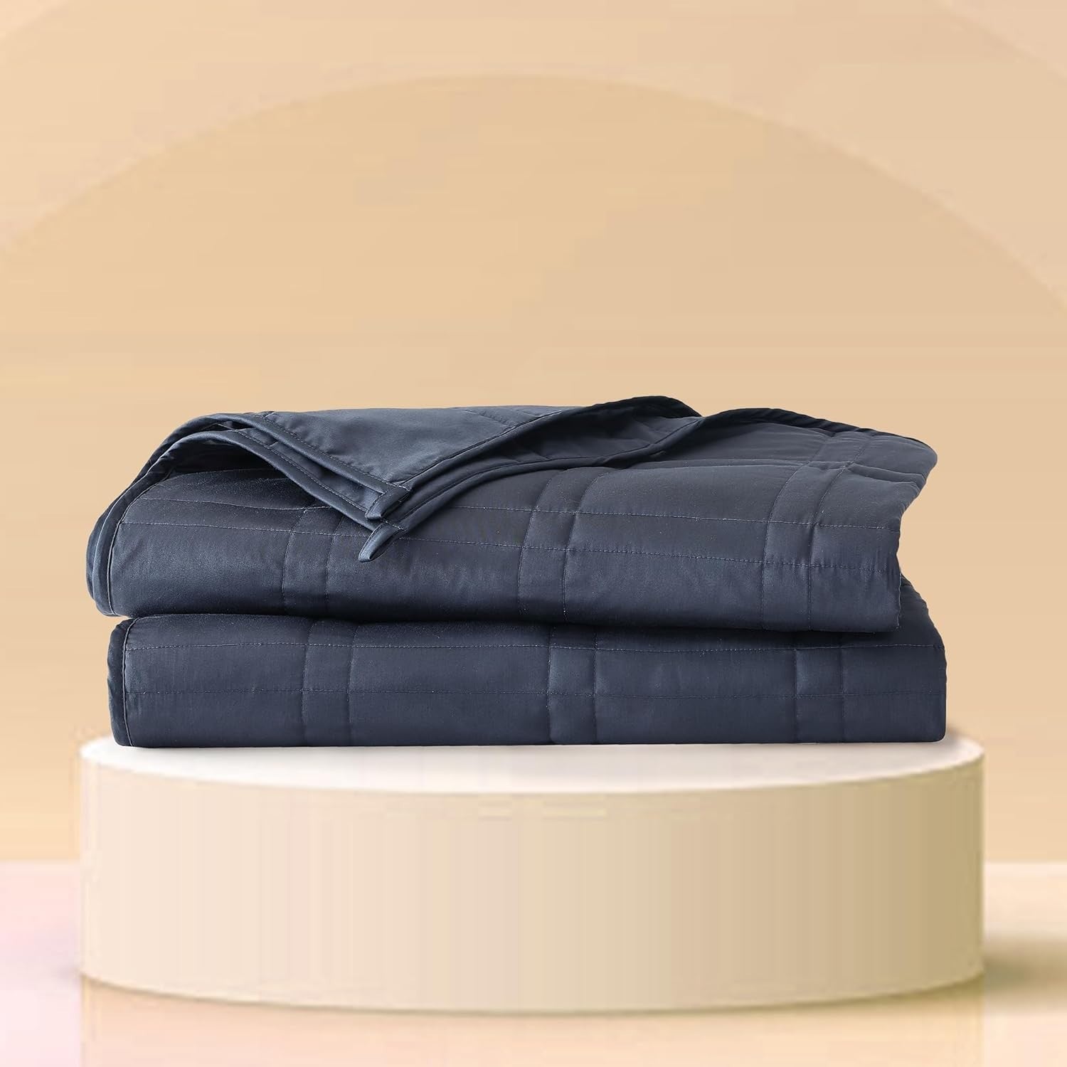 Baloo Living Luna Blue 25lb King Weighted Blanket for Restful Sleep ...