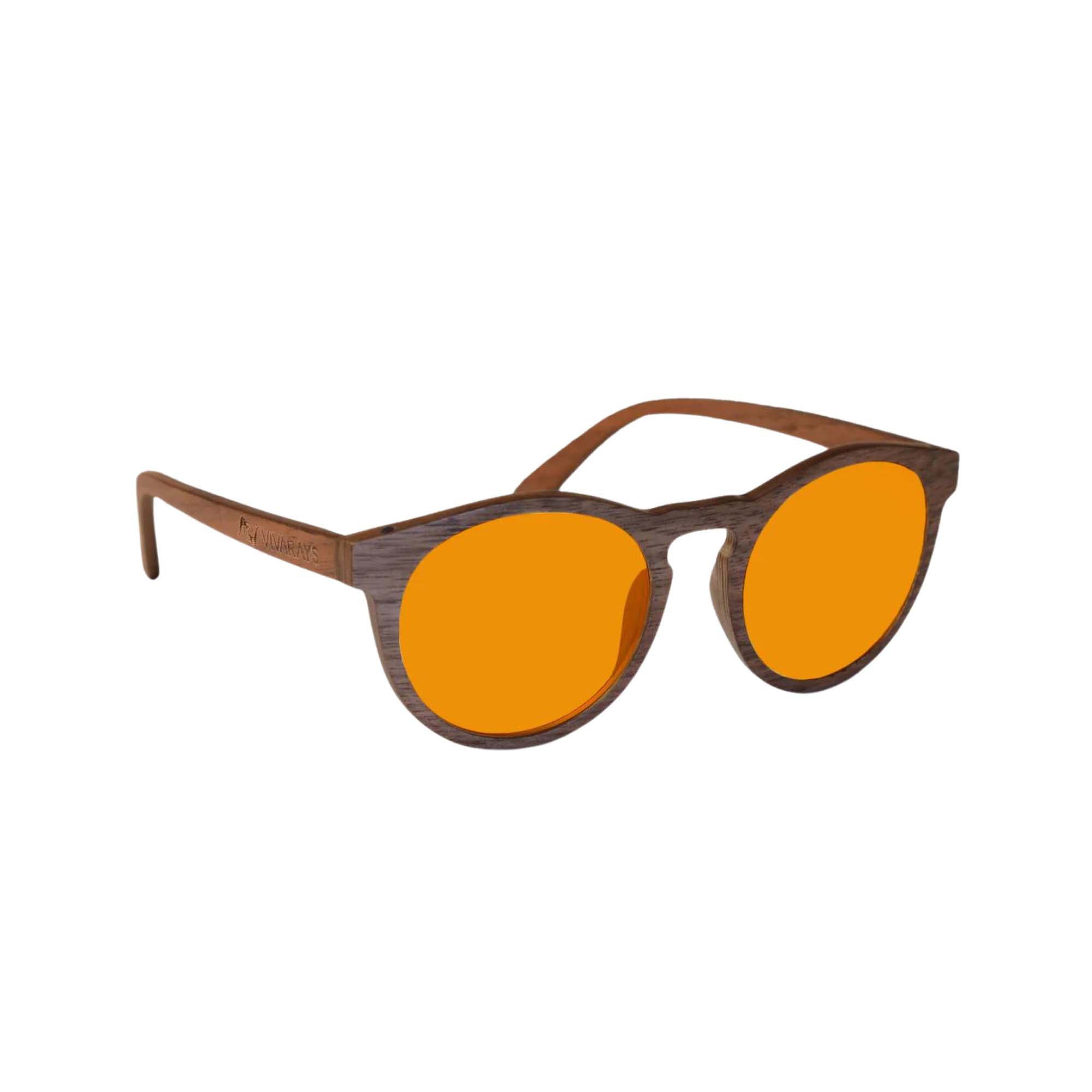 Vivaray Sunkist Evening Blue Light Blockers for Improved Sleep and ...
